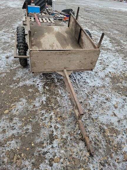Homebuilt 2 Wheel Utility Cart - Yorkton Auction Centre