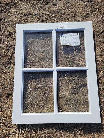 20" x 25" Vinyl Barn Sash Window - Yorkton Auction Centre