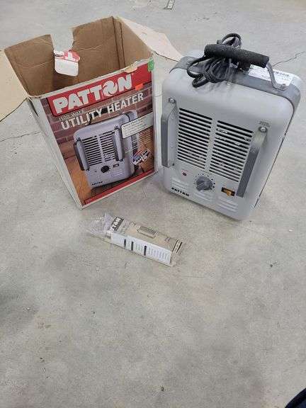 Patton Portable Electric Utility Heater - 1500 W - Yorkton Auction Centre