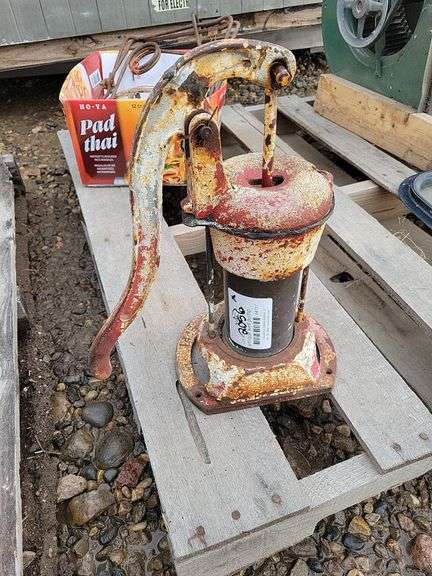 antique well pump - Yorkton Auction Centre