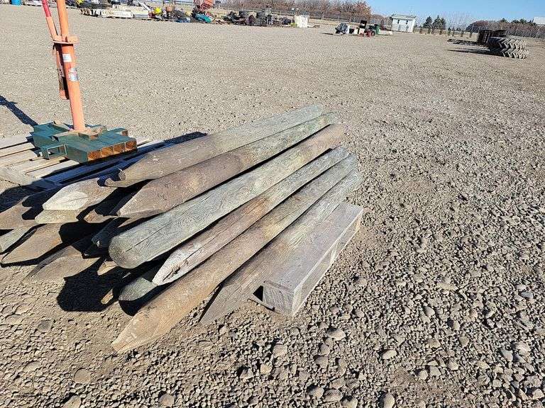 Approximately 30 Sharpened Fence Posts - Yorkton Auction Centre