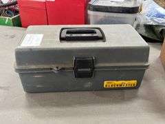 Grey Plastic Tool Box of Sockets - Yorkton Auction Centre