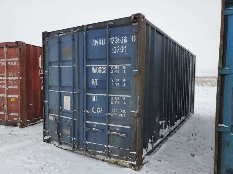 20ft Sea Container - Damaged - Yorkton Auction Centre
