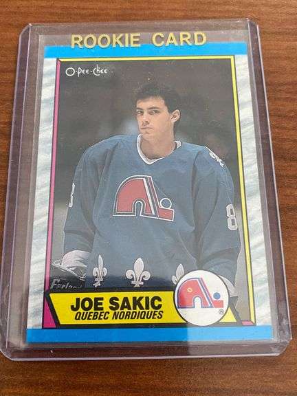 Joe Sakic Rookie Card - Yorkton Auction Centre