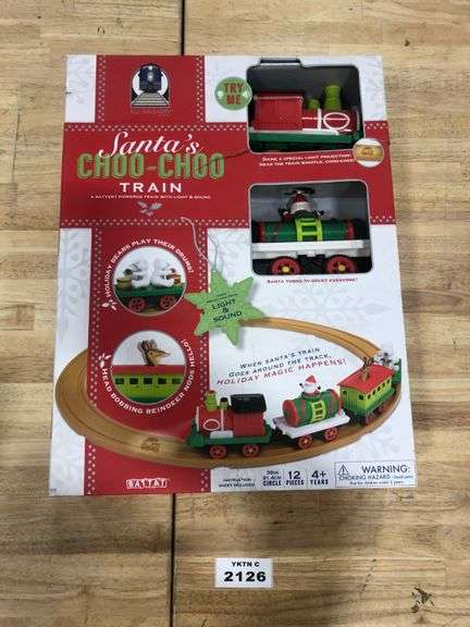 ALL ABOARD BY BATTAT CHRISTMAS ANIMATED TRAIN SET - Yorkton Auction Centre