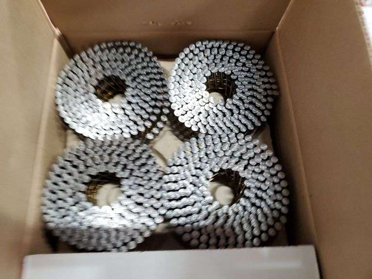 3 Boxes - 2" Screw Shank Nails - Coils - Yorkton Auction Centre