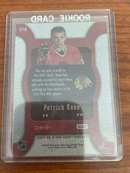 Patrick Kane Rookie Card - Yorkton Auction Centre