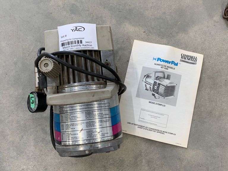 PowerPal Air Compressor - Yorkton Auction Centre