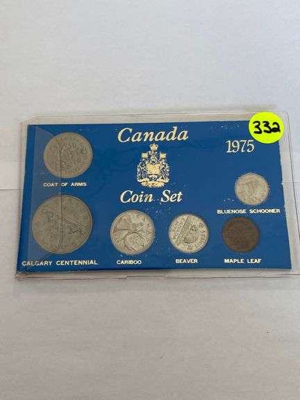 1975 Canada Coin Set - Yorkton Auction Centre