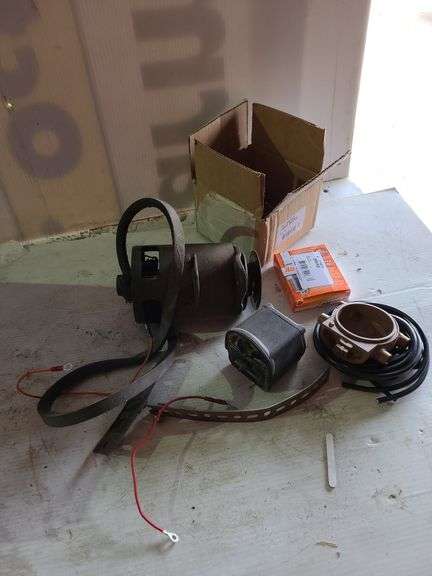 Box of Ford 9N Parts - Yorkton Auction Centre