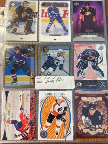 45 NHL Hockey Cards - Yorkton Auction Centre