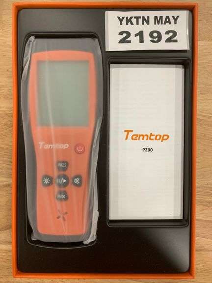 TEMTOP P200 AIR QUALITY LASER PARTICLE MONITOR DETECTOR PM 2.5 PM 10 ...