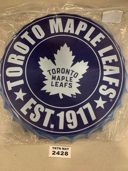 TORONTO MAPLE LEAFS 40'' TIN SIGN - Yorkton Auction Centre