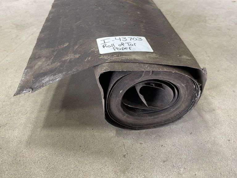 Roll Of Tar Paper Yorkton Auction Centre roll-of-tar-paper-yorkton-auction-centre