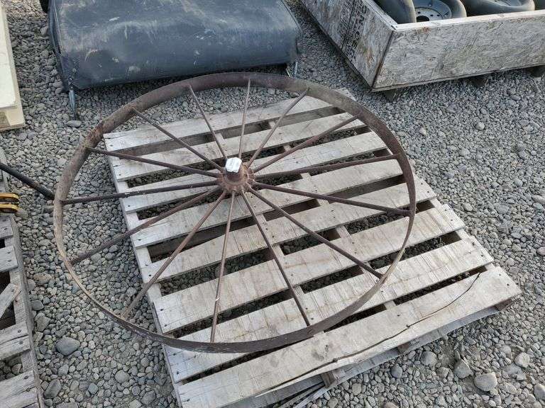 Antique Steel Wheel - Yorkton Auction Centre