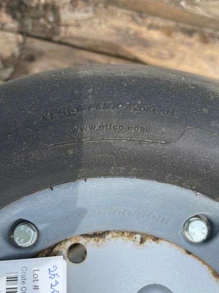 Crate Of Pneumatic Packer Wheels - Yorkton Auction Centre