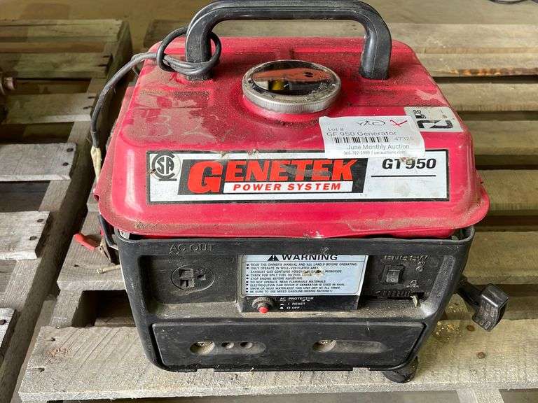 GF 950 Generator - Yorkton Auction Centre
