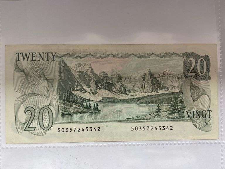 1979 CAD Twenty Dollar Bill - Yorkton Auction Centre