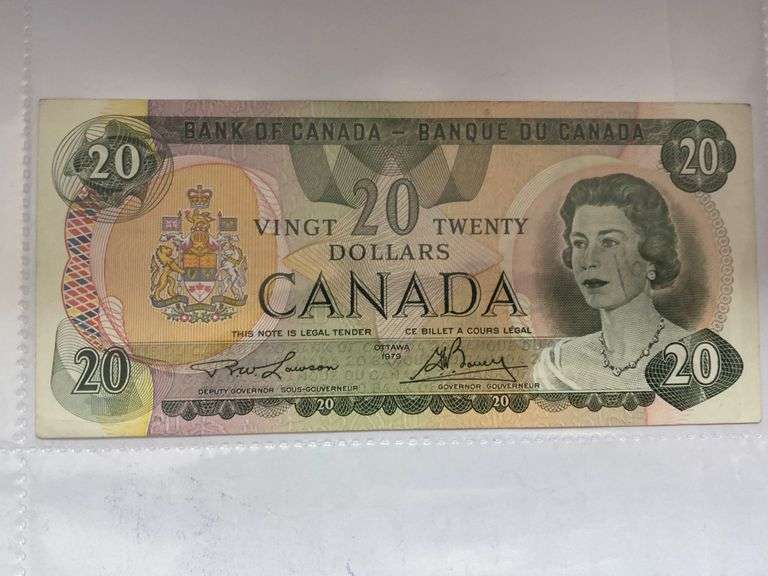 1979 CAD Twenty Dollar Bill - Yorkton Auction Centre