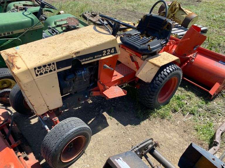 Case Riding Mower W/ Deck and Snowblower - Yorkton Auction Centre