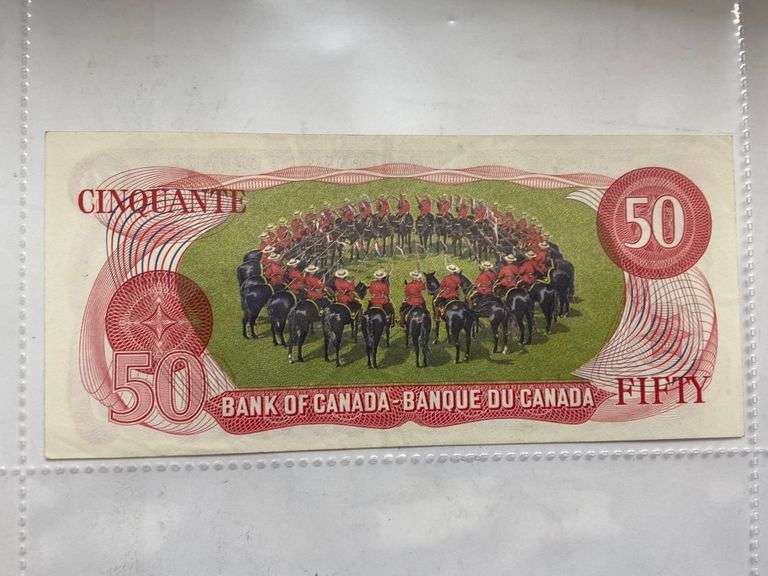 1975 CAD Fifty Dollar Bill - Yorkton Auction Centre