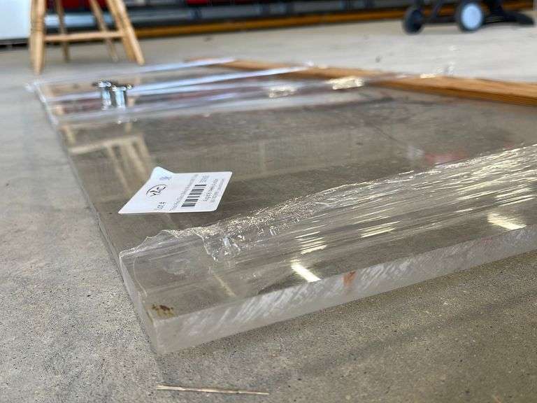 Thick Plexi Glass Sliding Windows With Track Yorkton Auction Centre