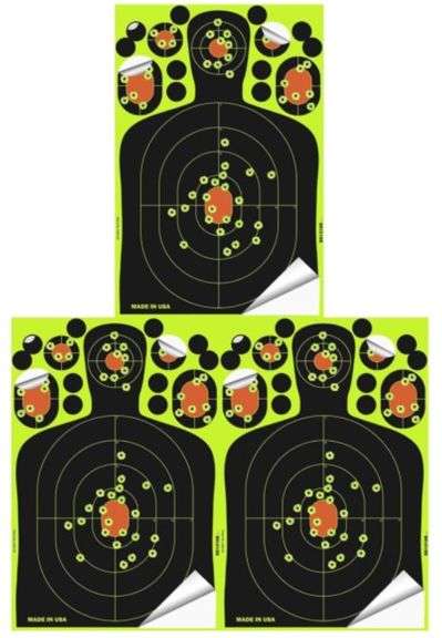 (3) 25PCS PEEL & STICK SPLATTER SHOOTING TARGET - Yorkton Auction Centre