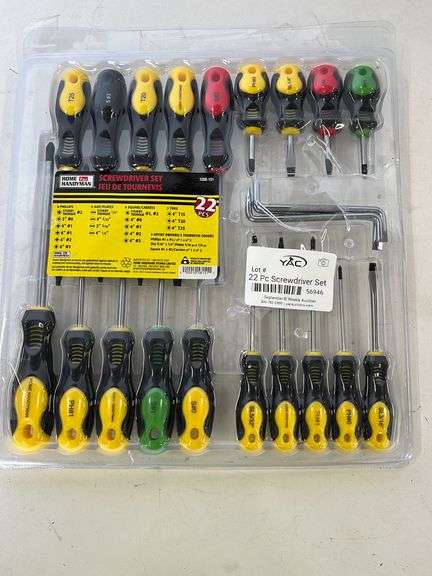 22 Pc Screwdriver Set - Yorkton Auction Centre