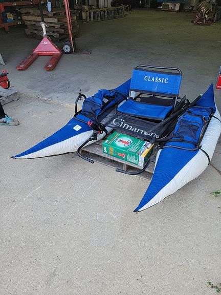 Chimeron One Man Pontoon Fishing Boat - Yorkton Auction Centre