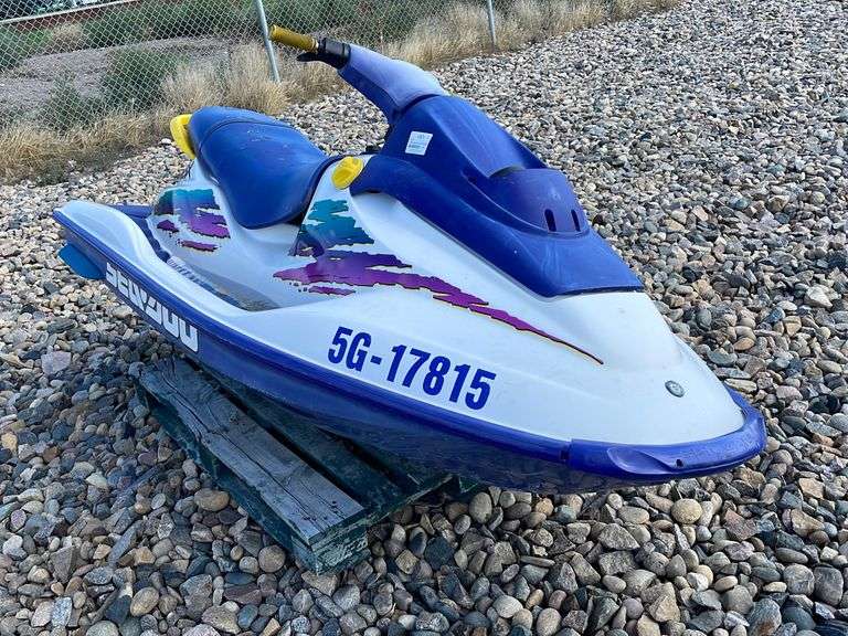 1996 Sea Doo GTX 800 ZZNL1713E696 - Yorkton Auction Centre