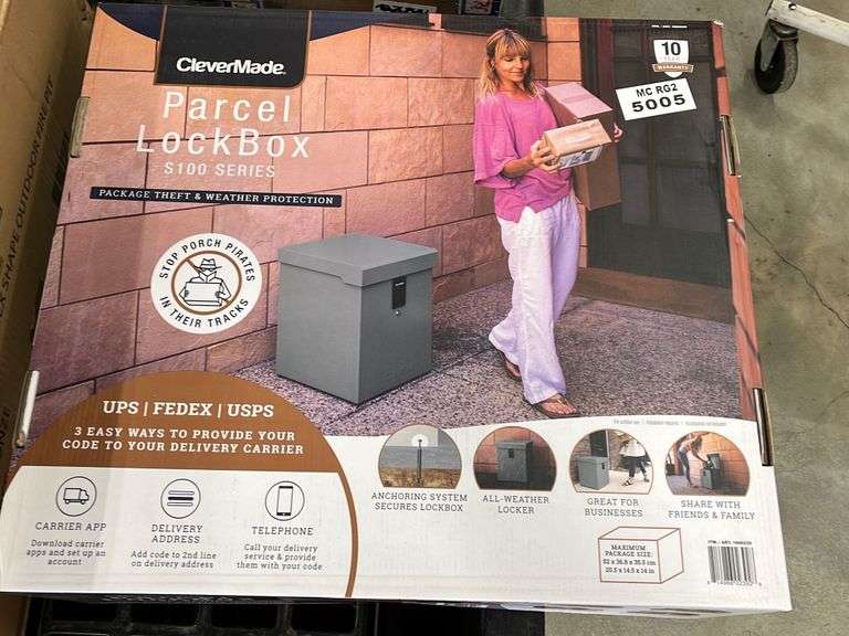 CleverMade Parcel Lock Box - Yorkton Auction Centre