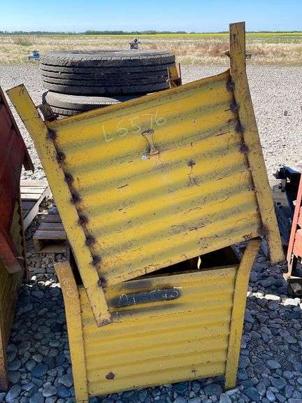 2 Metal Scrap Bins - Yorkton Auction Centre