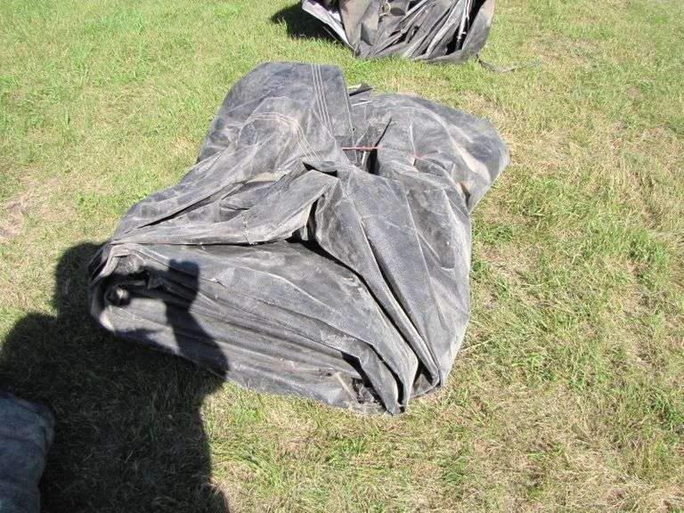 Square bale stack tarps - Yorkton Auction Centre