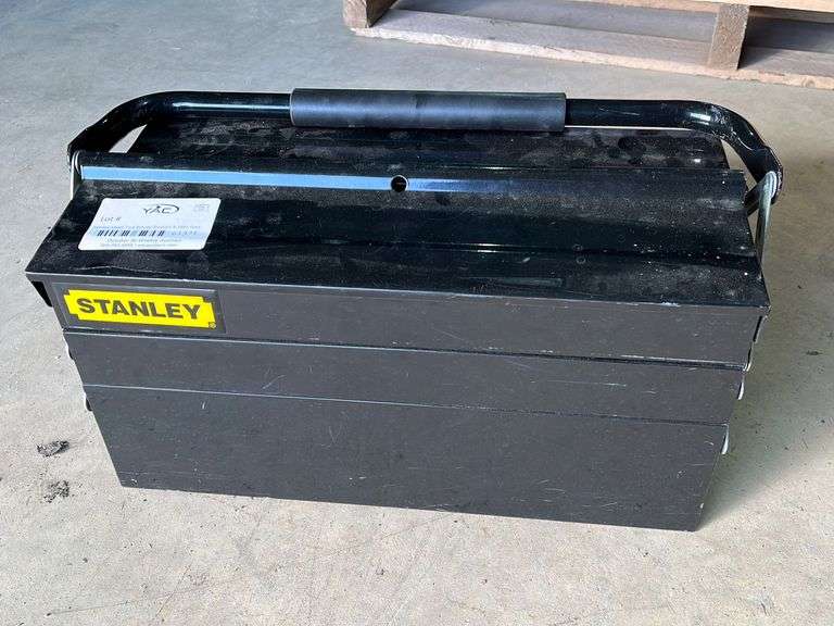 Stanley Metal Tool Box W/ Sockets & Allen Keys - Yorkton Auction Centre