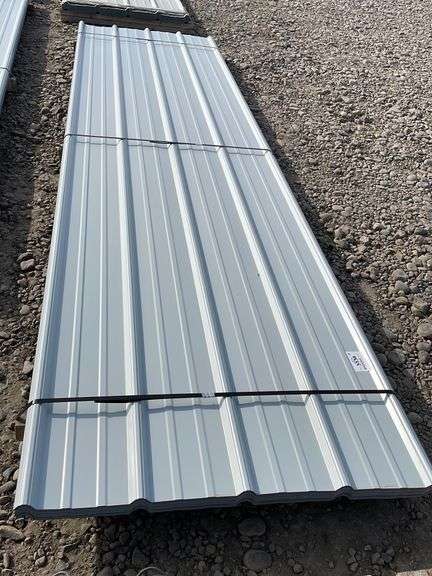 Approx 52 Pcs. 12' Tuff Rib Metal Cladding - White White Interior Liner ...