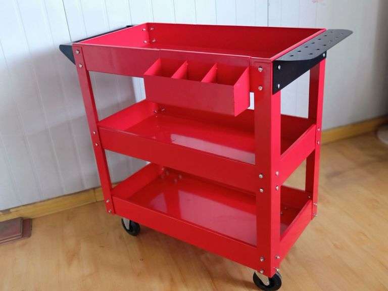 3 LAYER MOBILE TOOL SERVICE CART 33″ x 15.74″ x 37..2″ - Yorkton ...