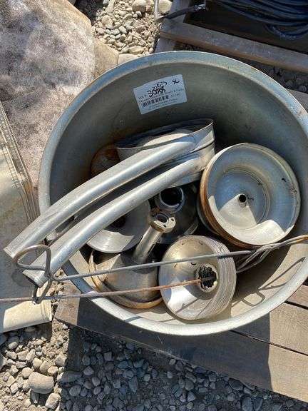 2 Cream Separator Bowls & Parts - Yorkton Auction Centre