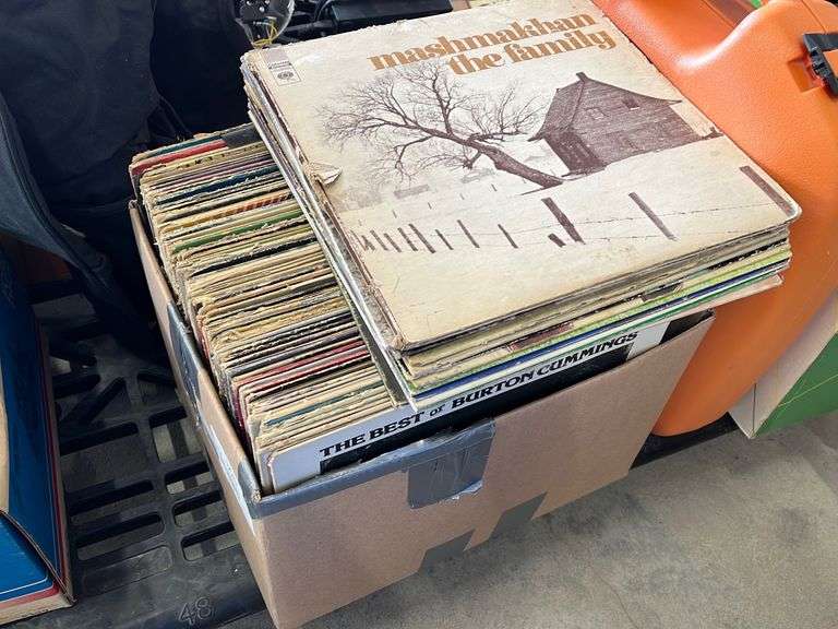 Box of Records - Yorkton Auction Centre