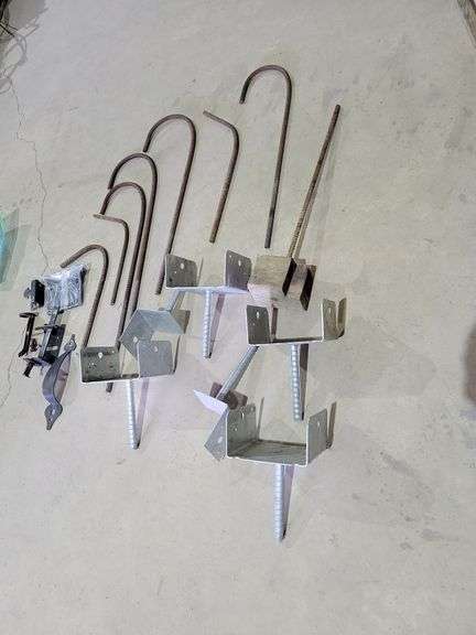 Assorted Rebar and Structural Brackets - Yorkton Auction Centre