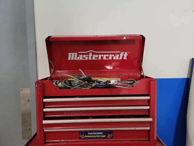 Mastercraft Tool Box With Tools - Yorkton Auction Centre