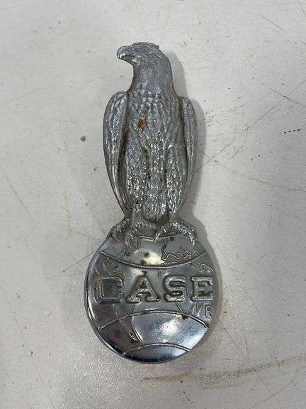 2 Case Eagle Tractor Badges - Yorkton Auction Centre