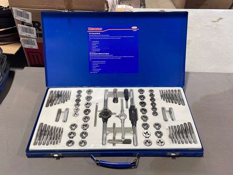 Westward 76pc Tap and Die set - Yorkton Auction Centre