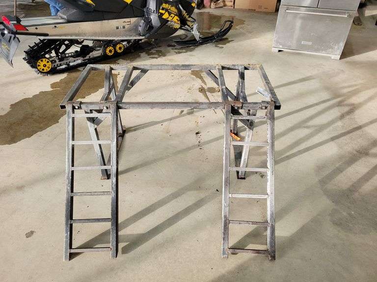 ATV Riser With Removable Ramps for Short Box Truck - Yorkton Auction Centre