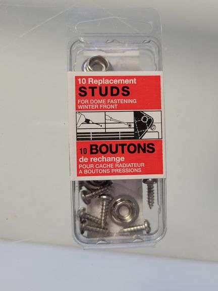 Winter Front / Bug Screen Fasteners - Yorkton Auction Centre