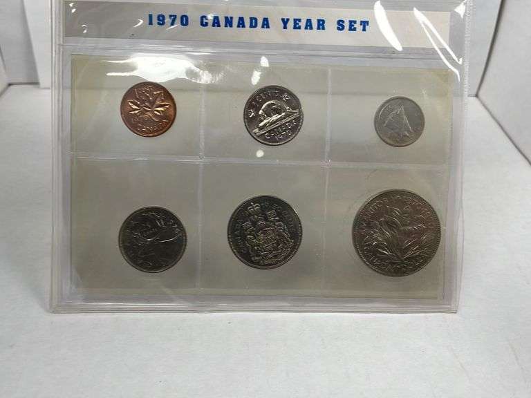 1970 Canadian Birth Year Coin Set - Yorkton Auction Centre