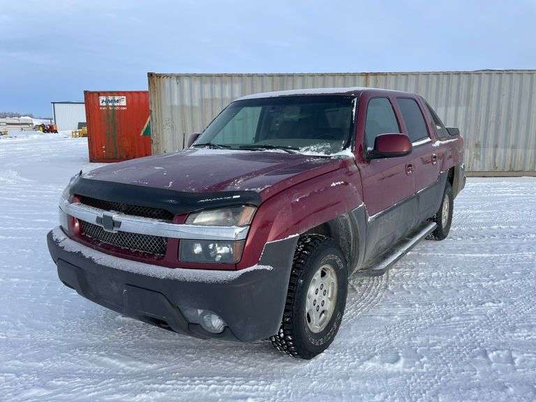 2004 CHEVROLET Avalanche 1500 4WD 3GNEK12T24G172942 - Yorkton Auction ...