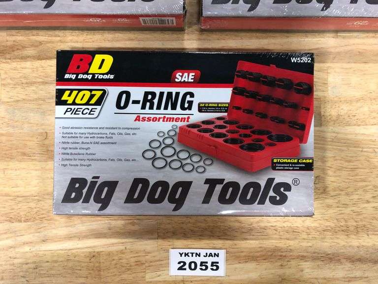 (3) 407PCS O-RING ASSORTMENT BIG DOG TOOLS - Yorkton Auction Centre