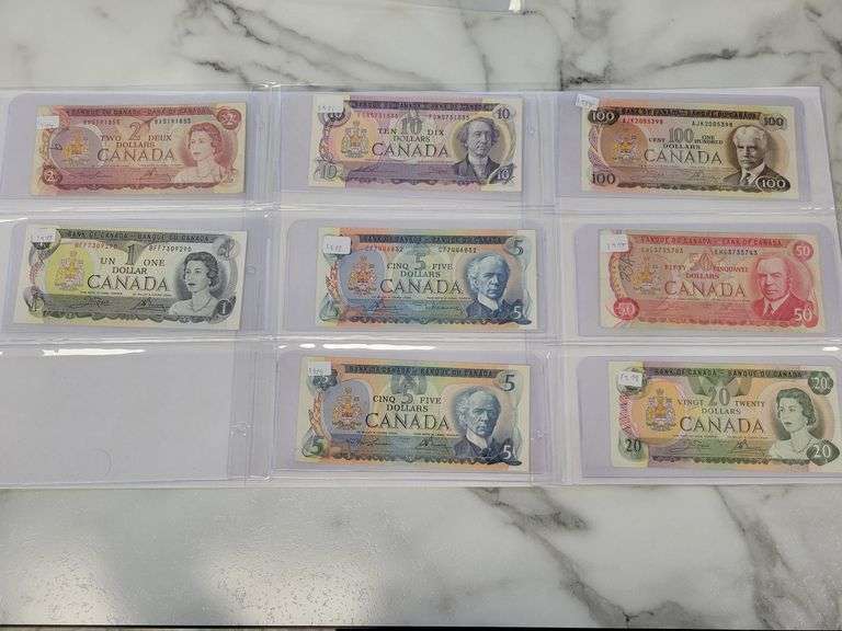 8 - 1970's Canada Notes - Yorkton Auction Centre