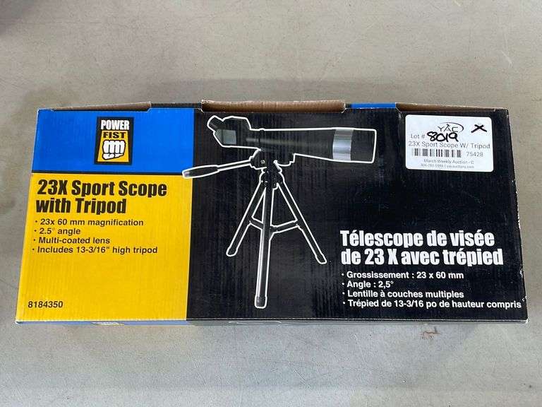 23X Sport Scope W/ Tripod - Yorkton Auction Centre