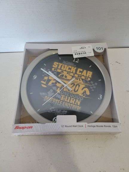 Snap-On Clock - Yorkton Auction Centre